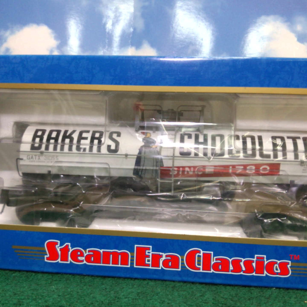 Atlas #8227-1 Baker's Chocolate 11, 000 Gallon Tank Car #31055 (3-Rail – TrainCellar