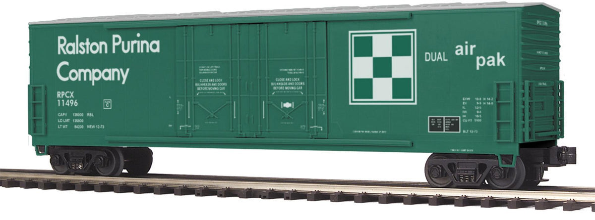 MTH 20-93110 Ralston Purina 50' Dbl. Door Plugged Boxcar – TrainCellar