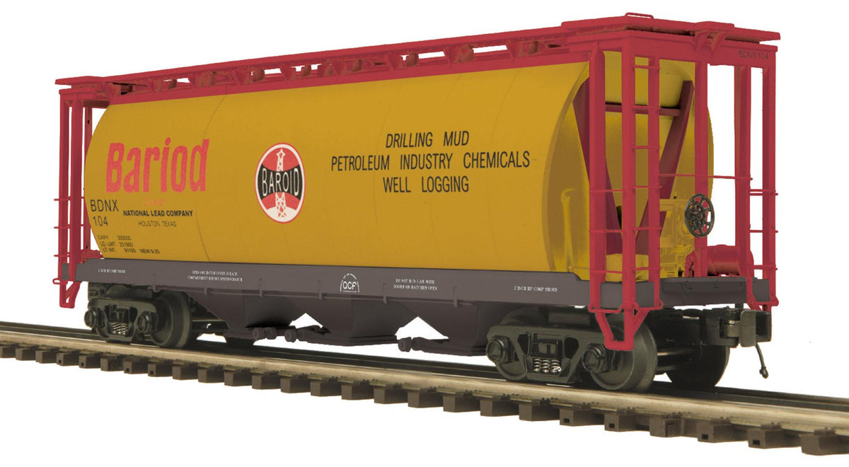 MTH 20-97627 Baroid O Scale Premier 3-Bay Cylindrical Hopper Car ...