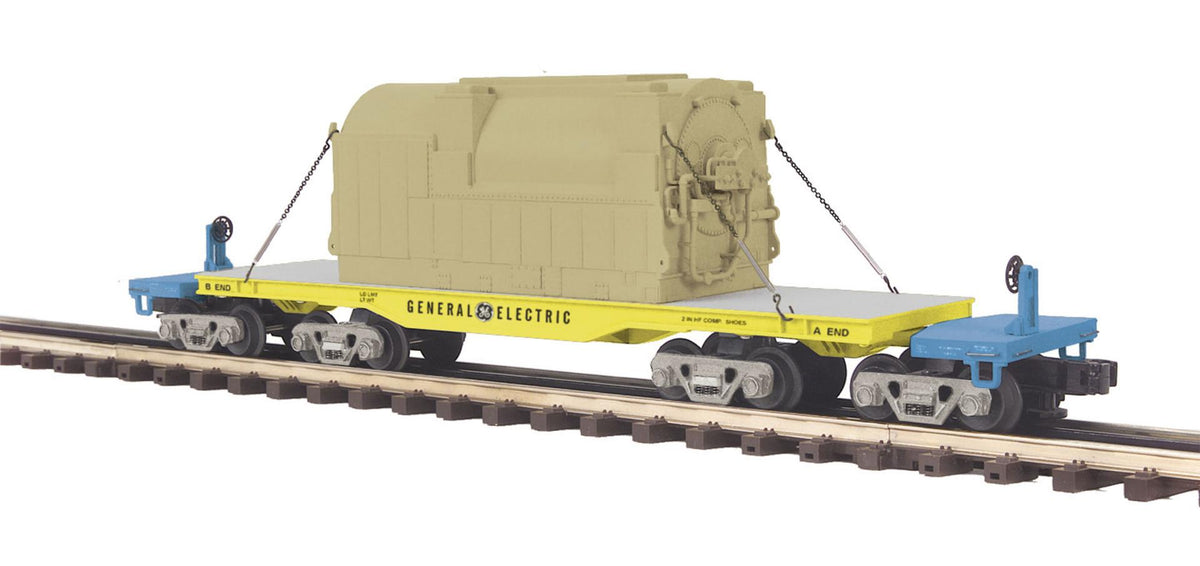 MTH 20-98352 General Electric O Scale Premier 47' TTX Heavy Duty Flat ...