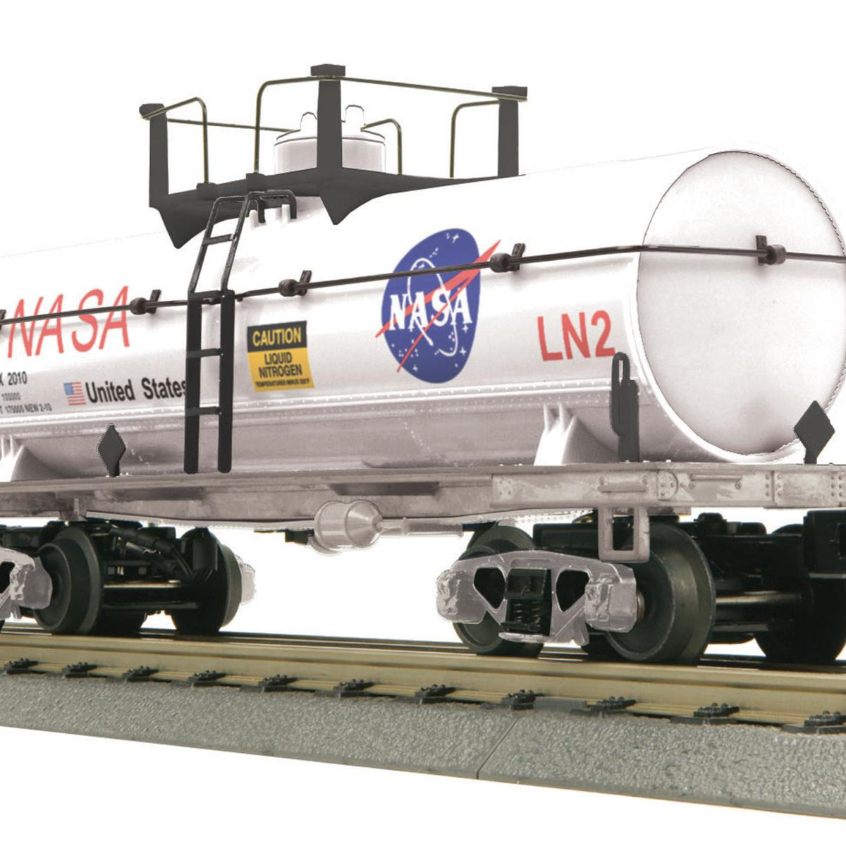 MTH 30-73320 NASA LN2 O Gauge RailKing Smoking Tank Car – TrainCellar