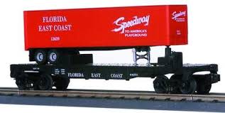 MTH 30-7627: FEC Flat Car w/ Trailer – TrainCellar