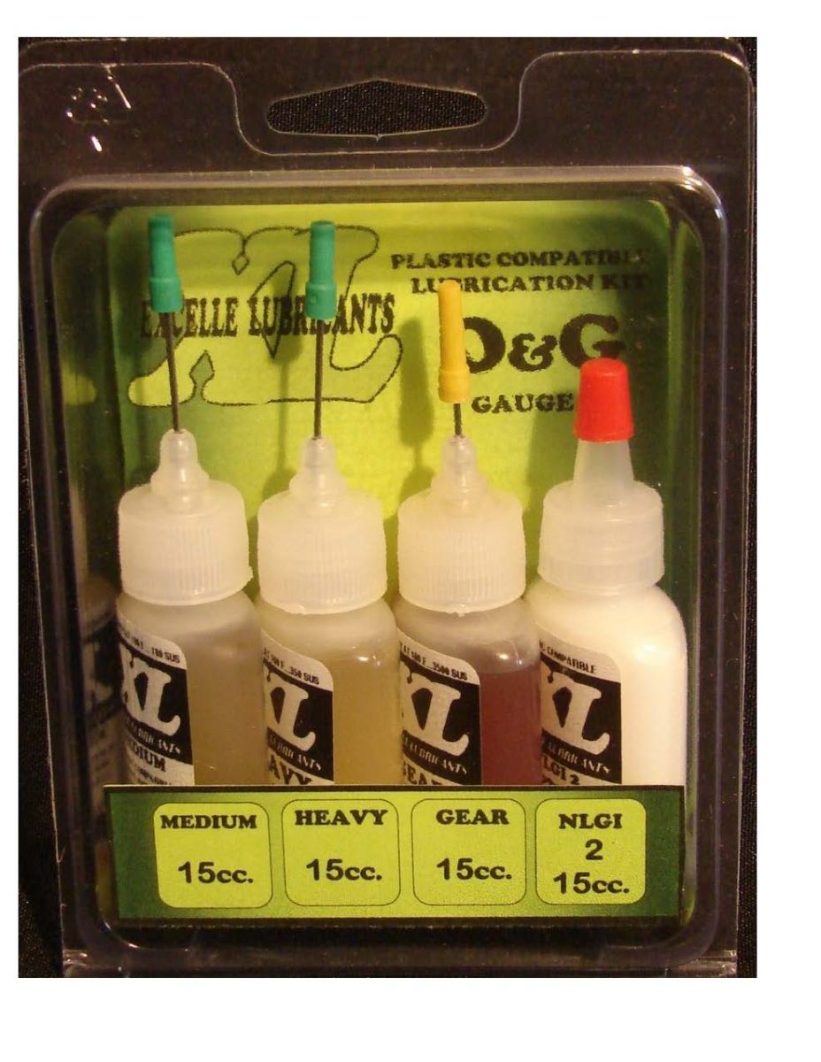 Excelle Lubricants : XL O-G Lube Kit – TrainCellar