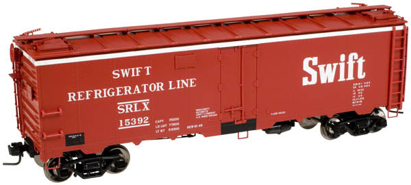 Atlas #8534 Swift 40' Steel Reefer Car (3-Rail) – TrainCellar