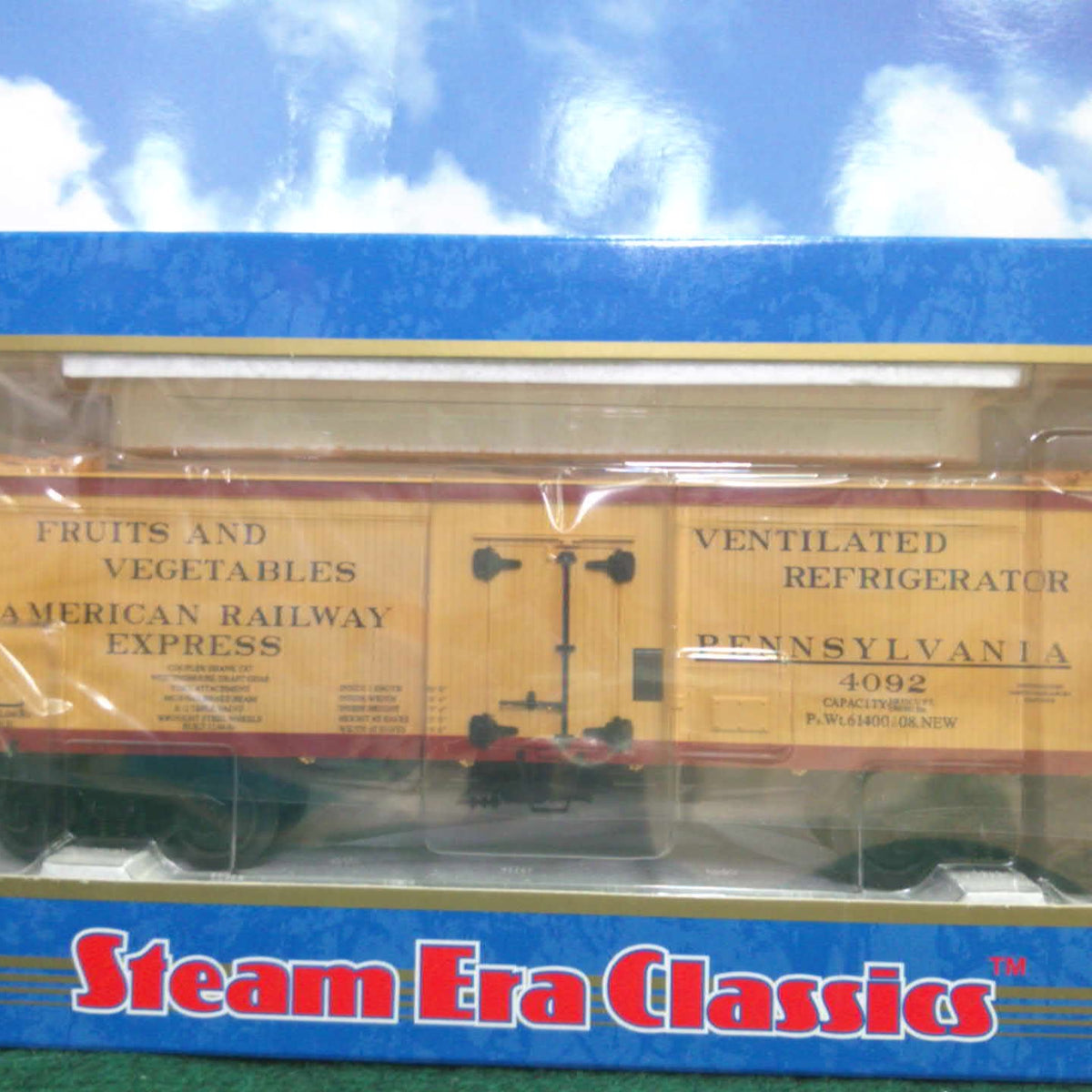 Atlas #8057-4 PRR/American Railway Express #4092 36' Wood Reefer Car ...
