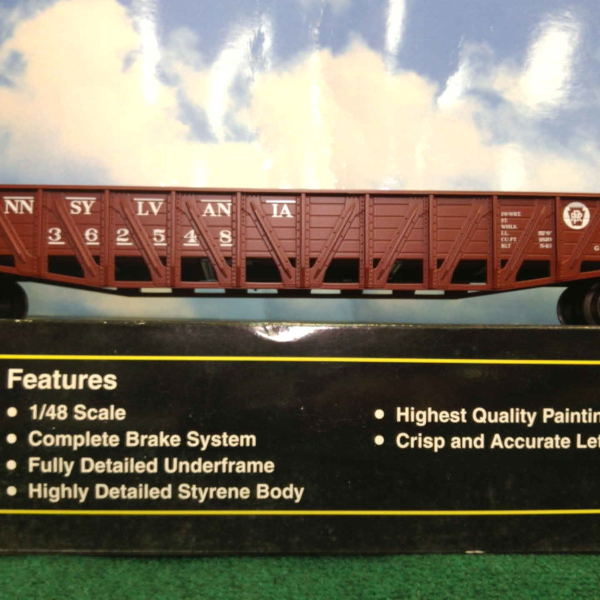 Weaver U17003 Pennsylvania Railroad Wartime Gondola (2- OR 3-Rail ...