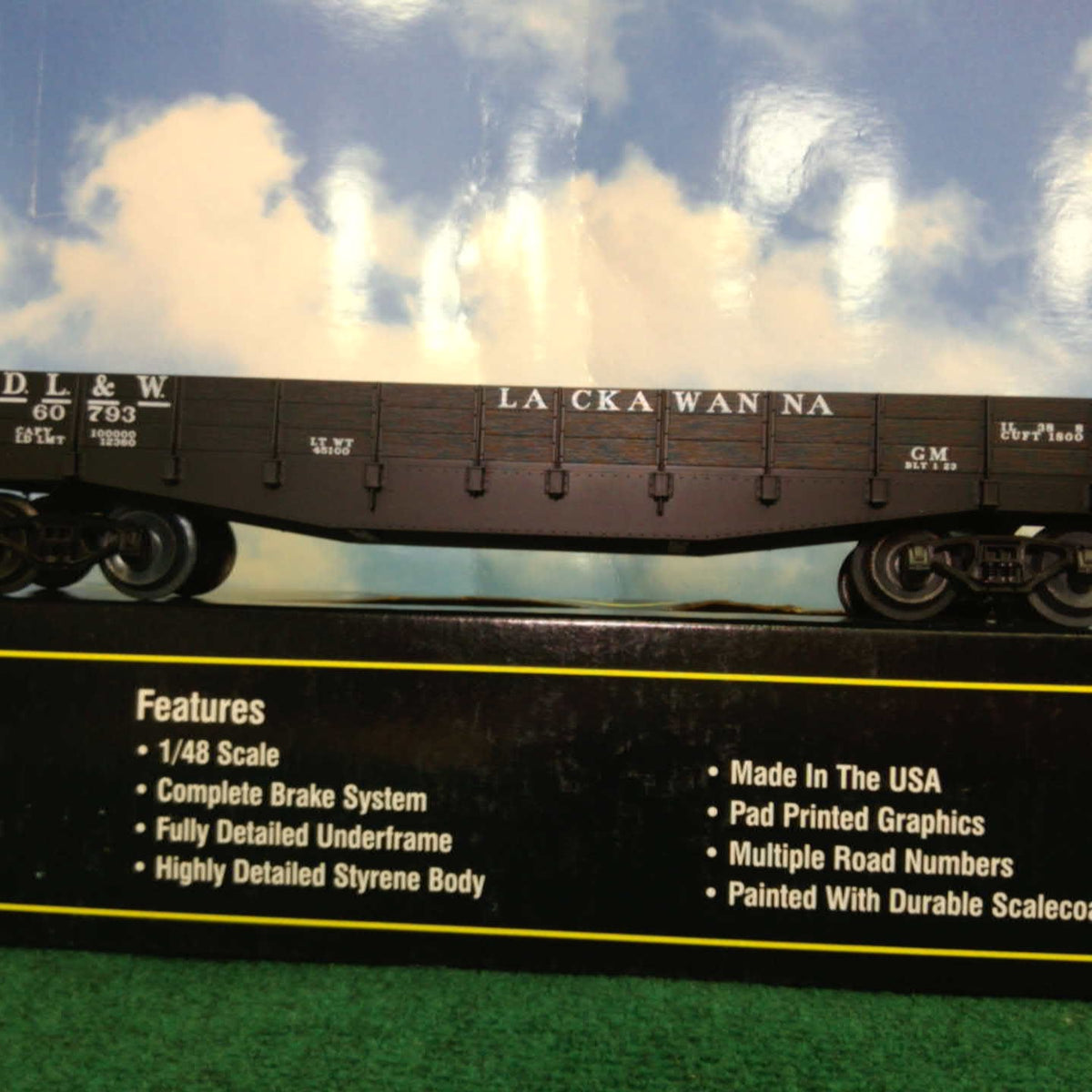 Weaver U26009LD Lackawanna (DL&W) 40' Woodside Gondola (3-Rail ...