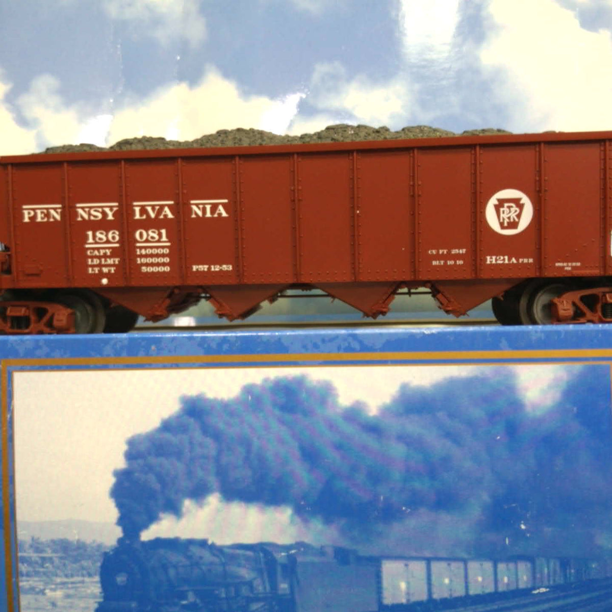 Atlas #6776 Pennsylvania PRR H21a Hopper Car (3-rail) – TrainCellar