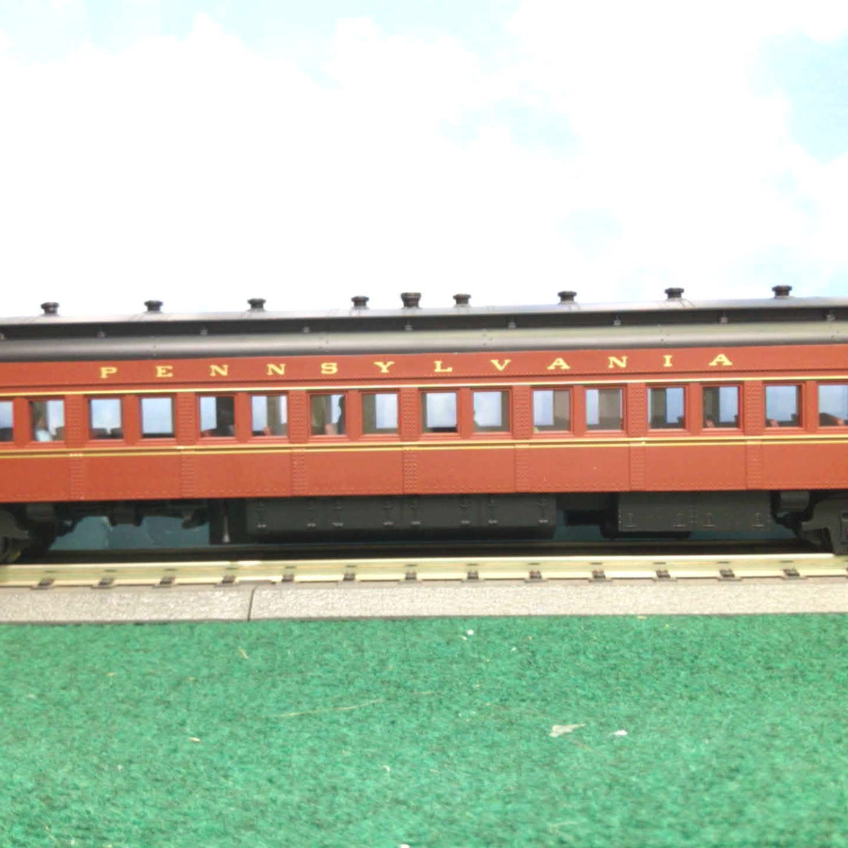 Golden Gate Depot Pennsylvania Railroad 80' Heavy Weight Coach Car (3 ...
