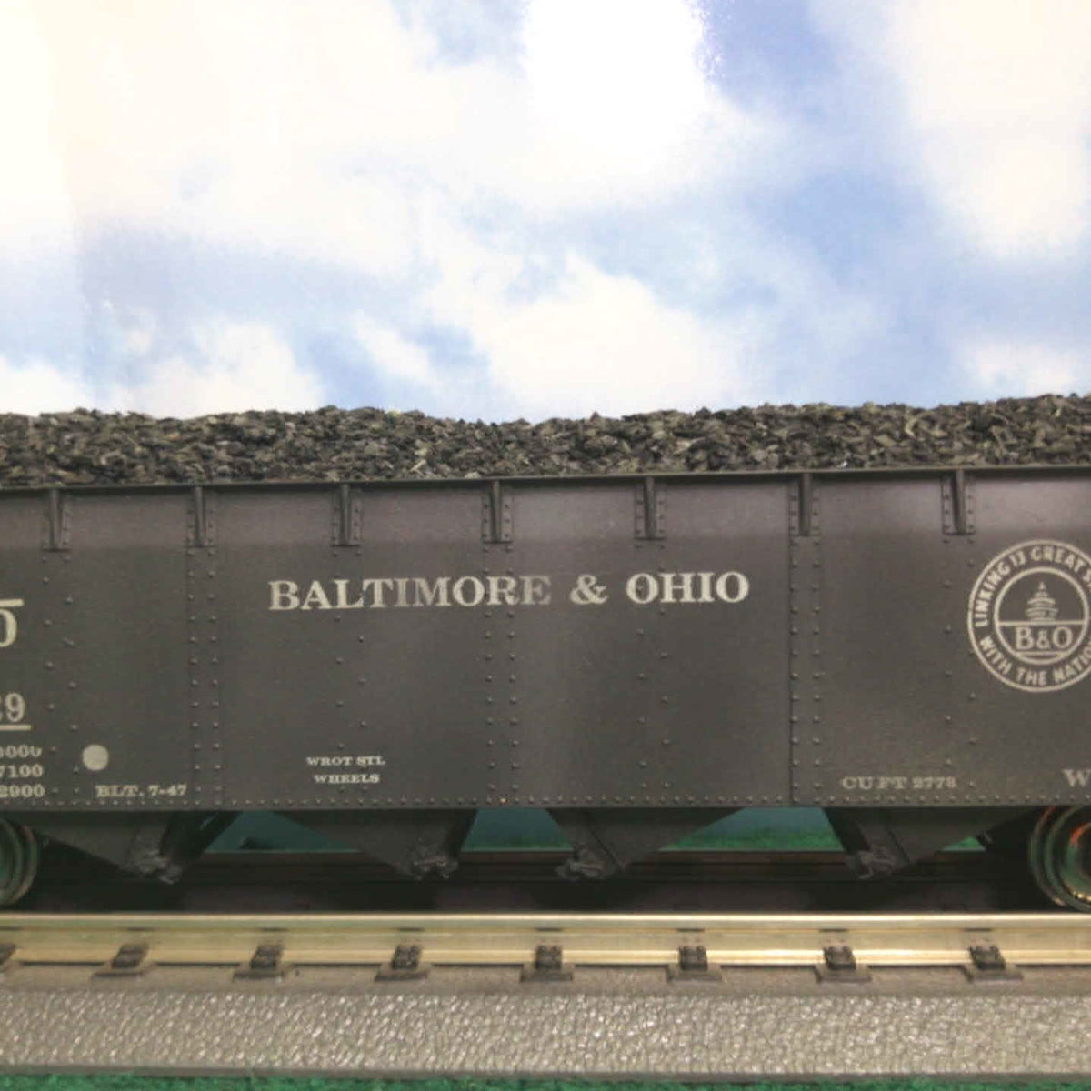 Precision Scale Co. Baltimore & Ohio 70 Ton Quad Hopper Car (2-Rail ...