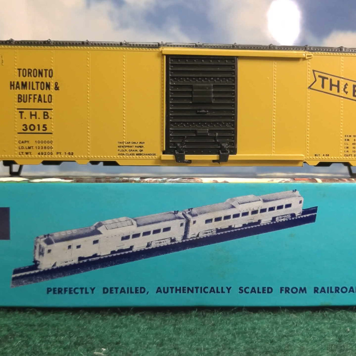 Athearn 1713 HO Toronto, Hamilton and Buffalo 40' Box Car – TrainCellar