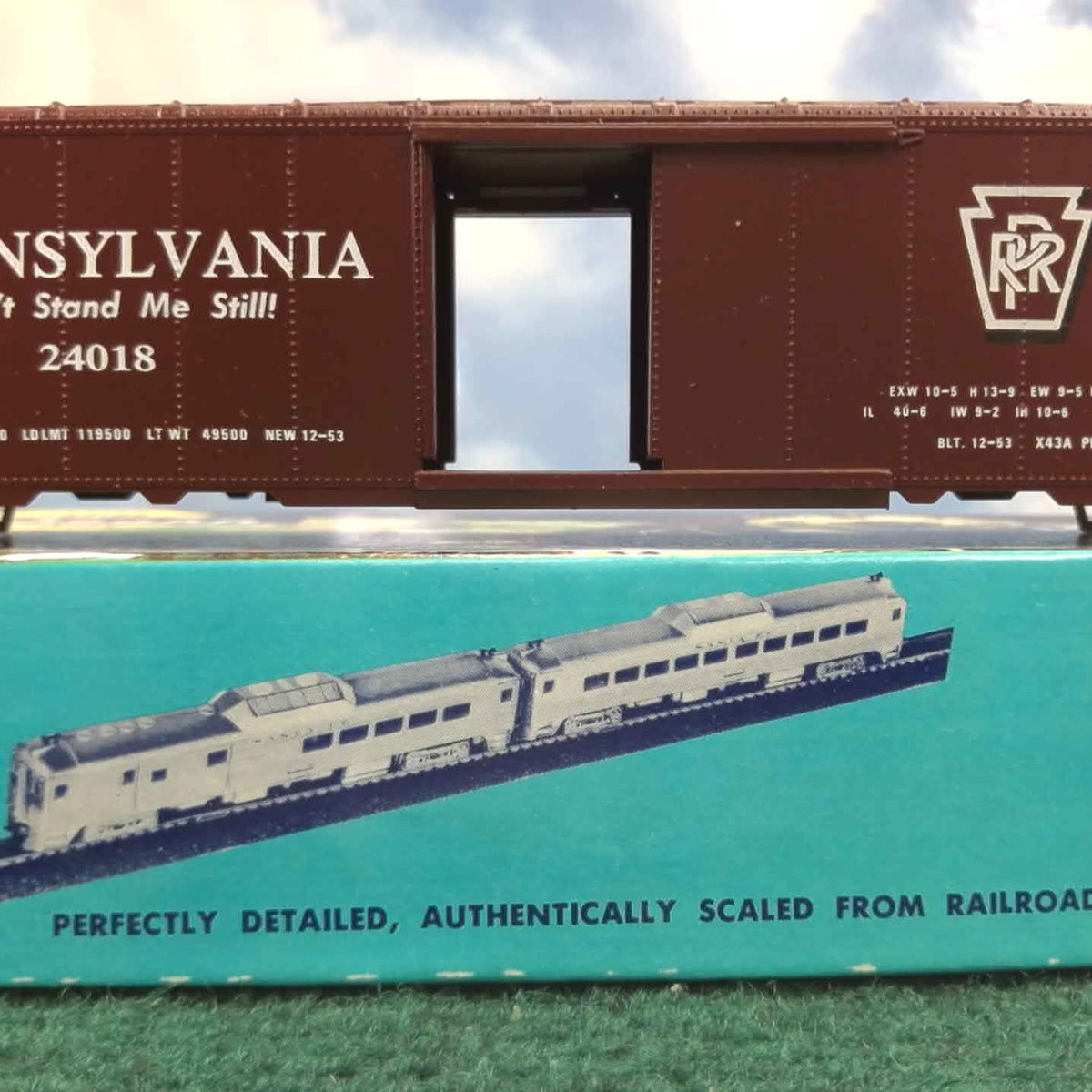 Athearn 1791 HO Unconstructed Pennsylvania 40' Box Car – TrainCellar