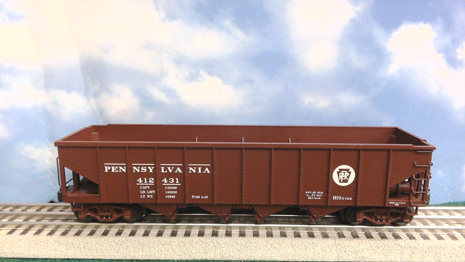K-Line k626-18935 PRR Diecast 4-Bay Hopper – TrainCellar