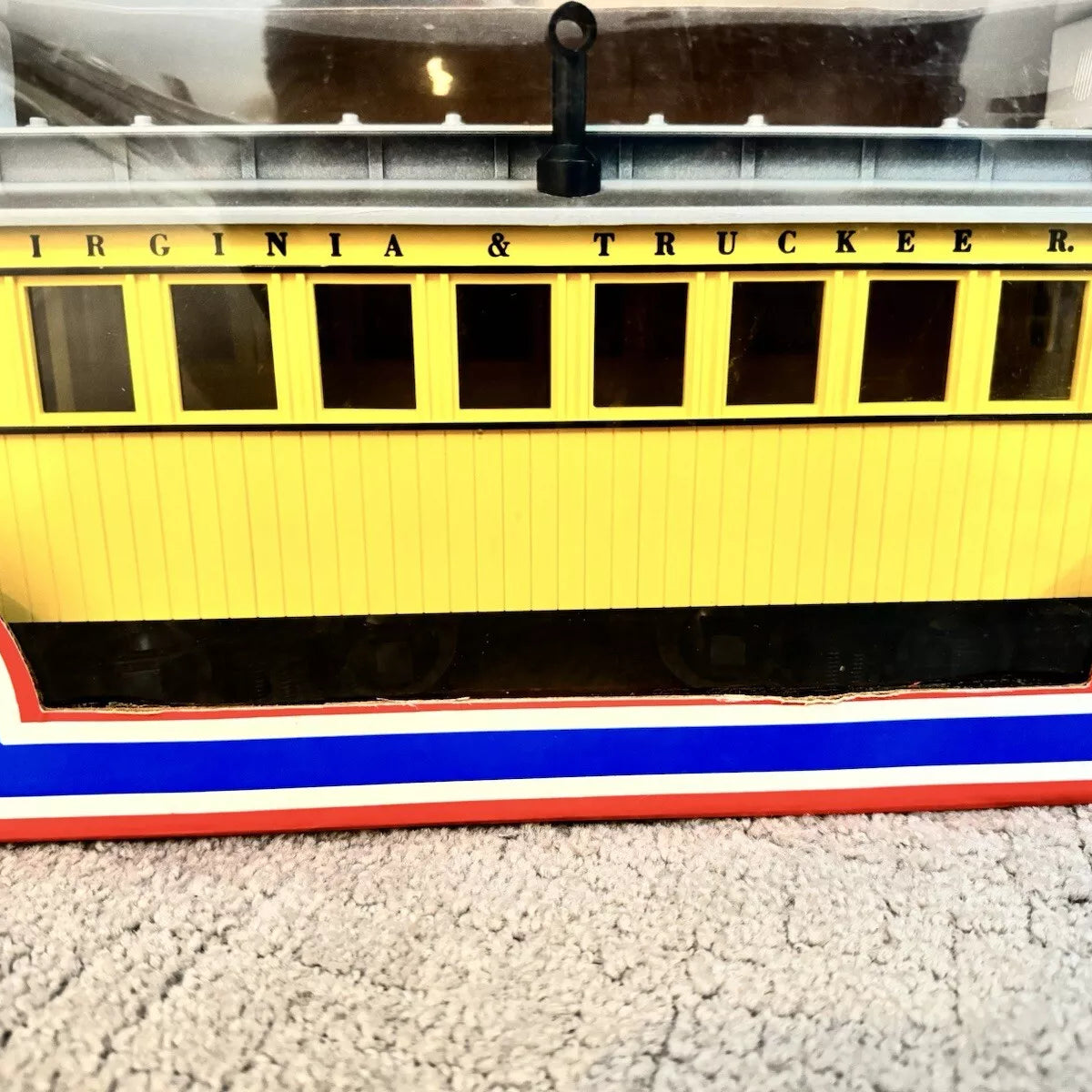 Kalamazoo Trains G Scale Virginia & Truckee RR Yellow Passenger Car ...