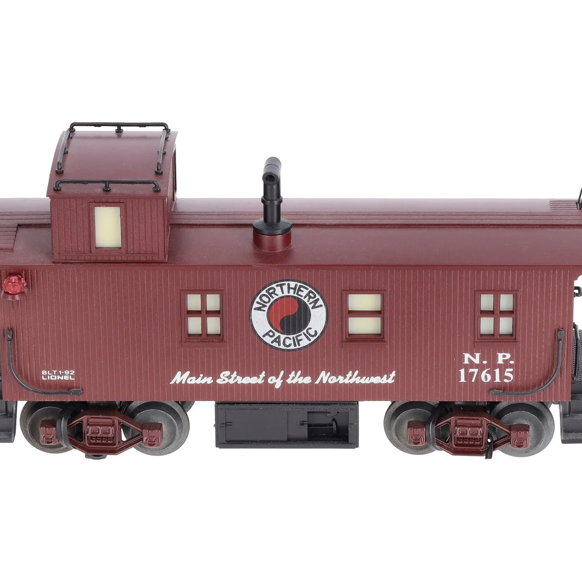 Lionel 6-17615: Northern Pacific Smoking Caboose – TrainCellar