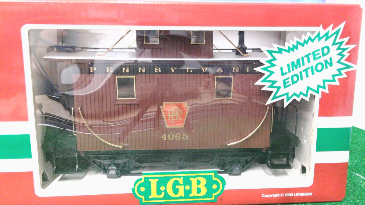 LGB 4065-E-03: Pennsylvania Bobber Caboose- Limited Edition – TrainCellar